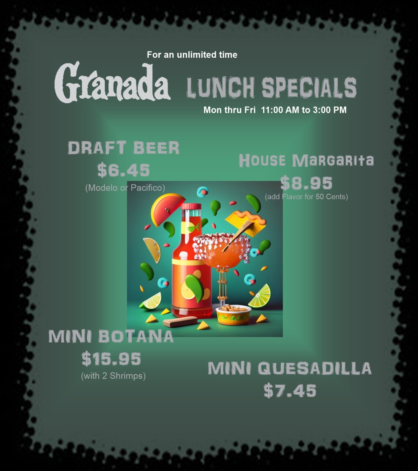 Specials – The Granada Restaurant